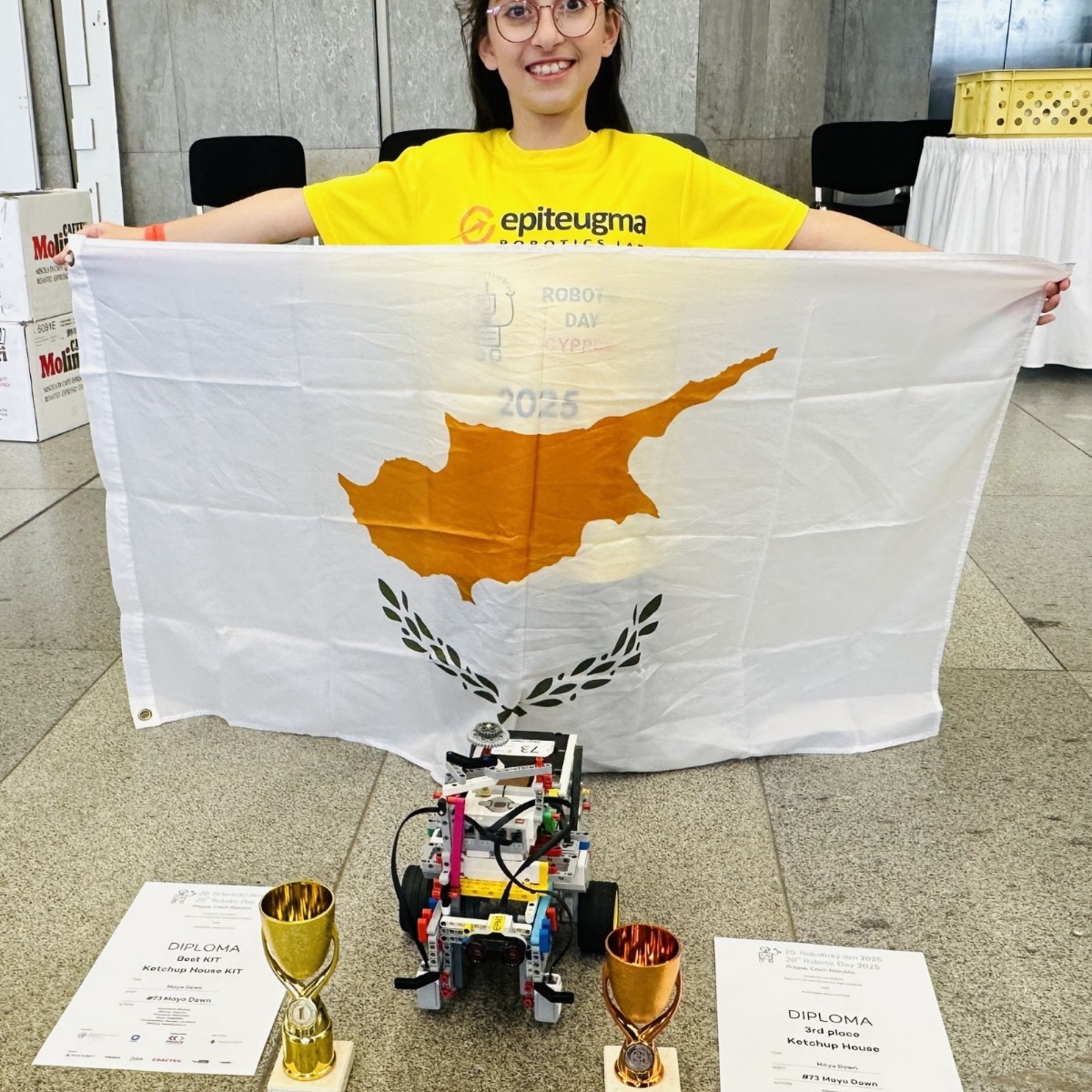 The Junior & Senior School - Prague Robotics Victory for Cyprus!